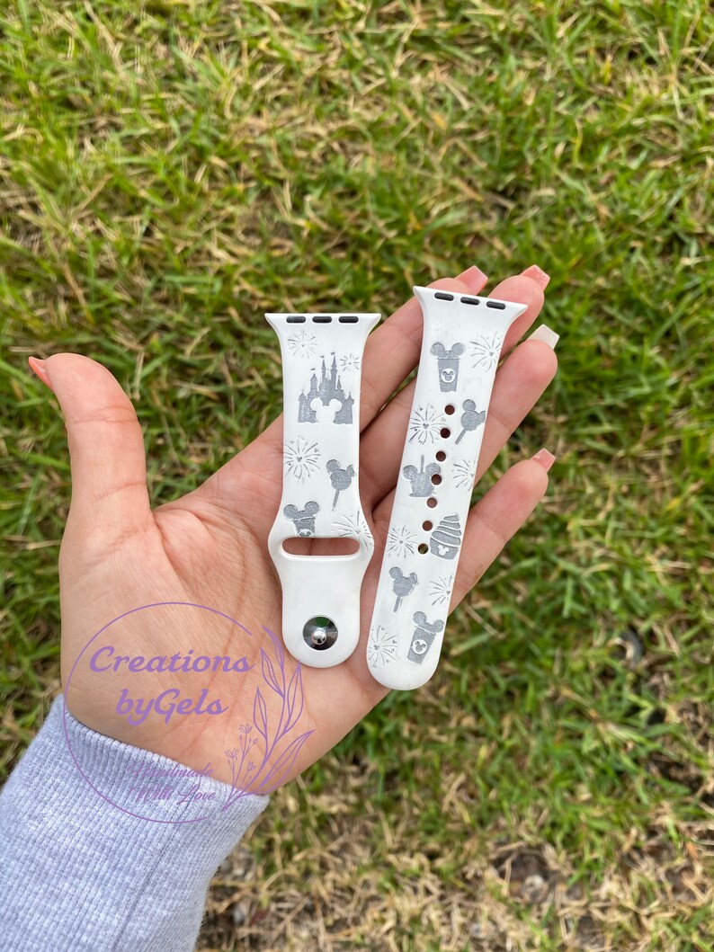 Snacks Watch Band | Theme Park Snacks Watch Band | Mouse Snacks Watch ...