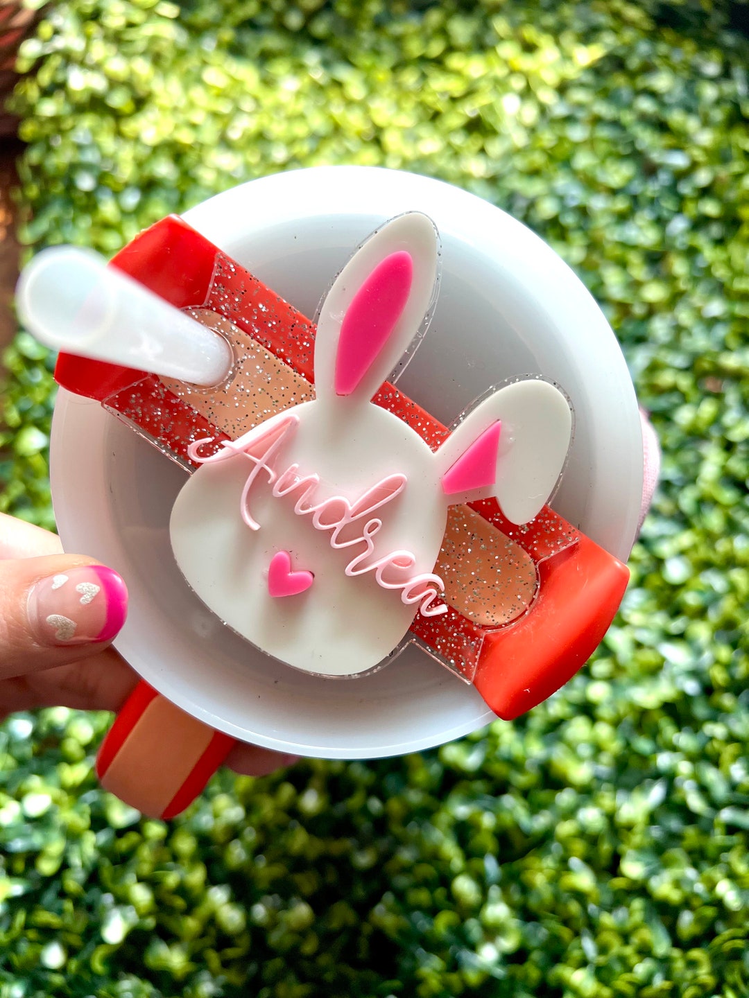 Easter Bunny Stanley Name Tag Stanley Name Tags Stanley Gifts for Her ...