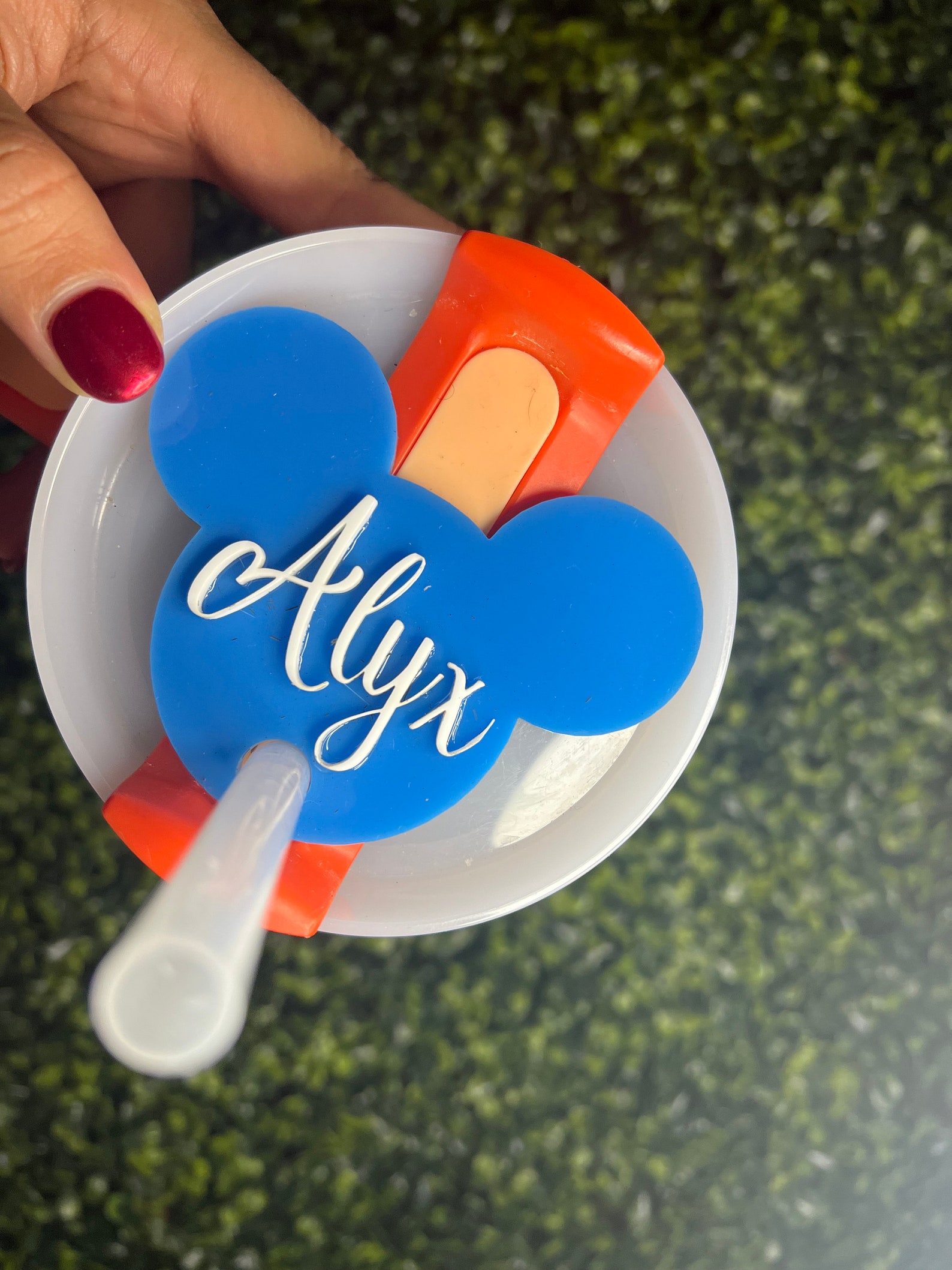 Personalized Mouse Stanley Tumbler Topper | Mouse Tag Stanley | Theme ...
