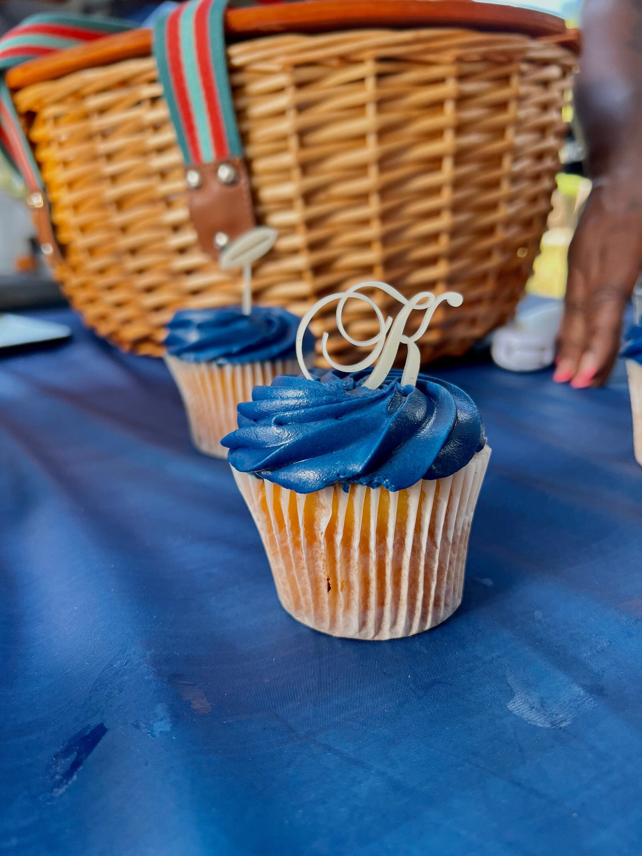 Initial Cupcake Toppers Cursive Letter Cupcake Toppers Cupcake Toppers ...