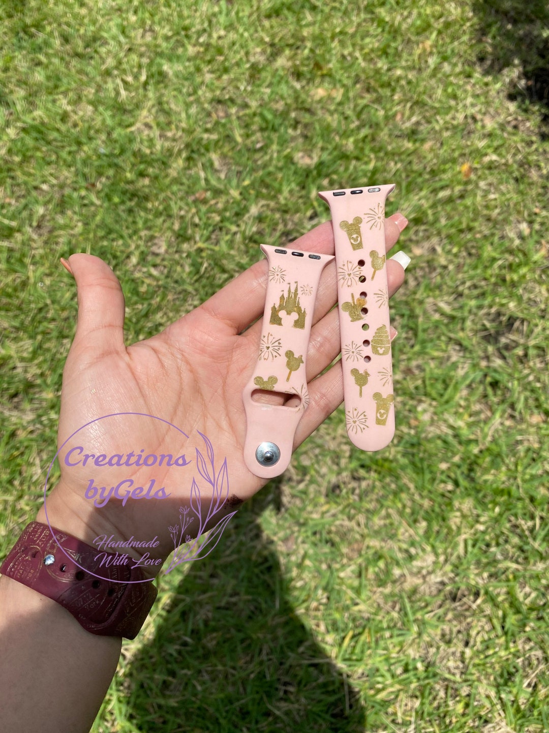 Snacks Watch Band | Theme Park Snacks Watch Band | Mouse Snacks Watch ...