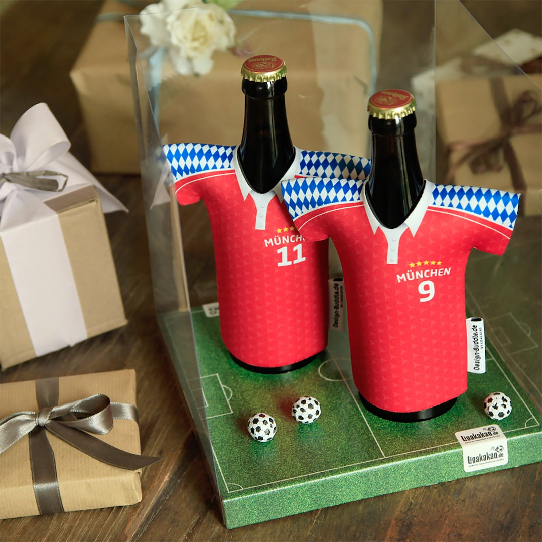 Bierkühler für Bayern-Fans als Geschenk-Set für echte München-Fans ...