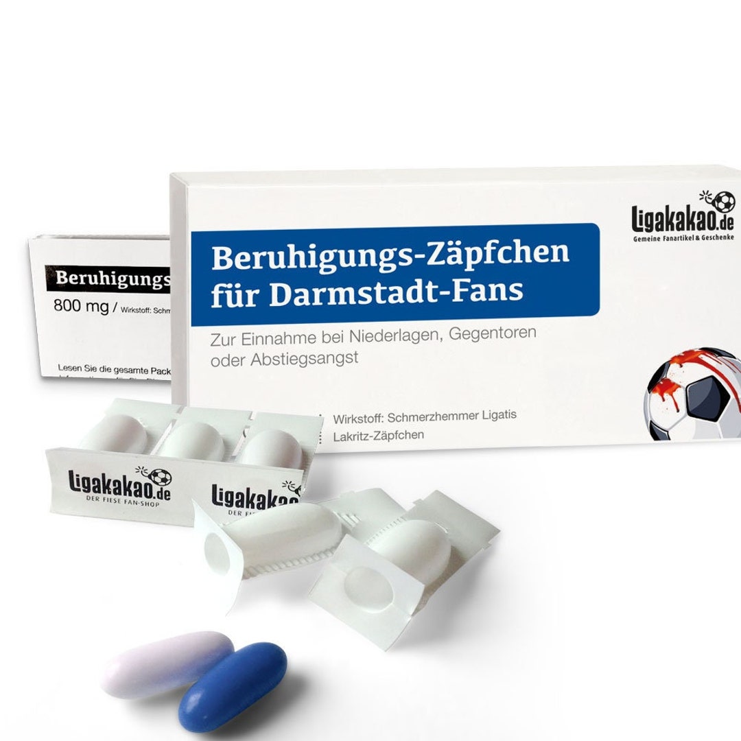 Calming Suppositories for Darmstadt Fans – Funny Darmstadt Fan ...