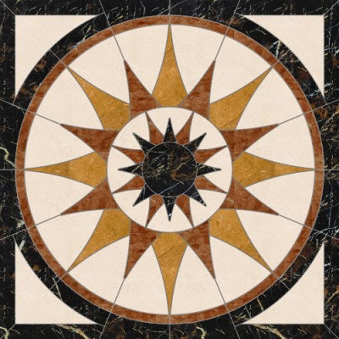 Floor Marble Medallion - Etsy