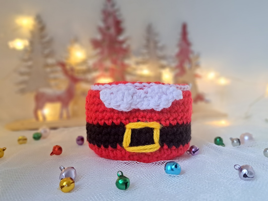 Santa Claus Basket Crochet Pattern Crochet Pattern Holiday Gift Holiday ...