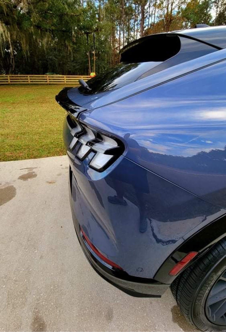 Mach E Custom Spoiler - Glossy Black Non Carbon - Etsy