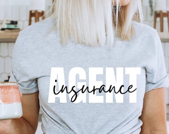 Insurance Agent Tshirt, Insurance T Shirt, Insurance Gift, Agent ...