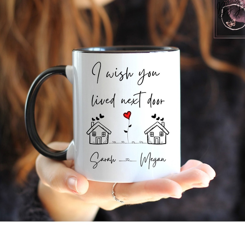 I Wish You Lived Next Door Mug - Etsy