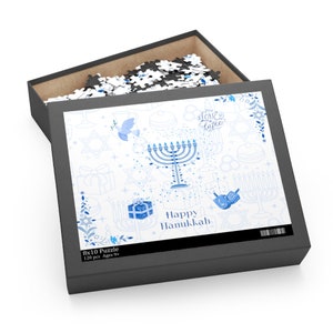 Hanukkah Puzzle | Chanukah Puzzle Gift | Happy Hanukkah Gift | Jewish ...