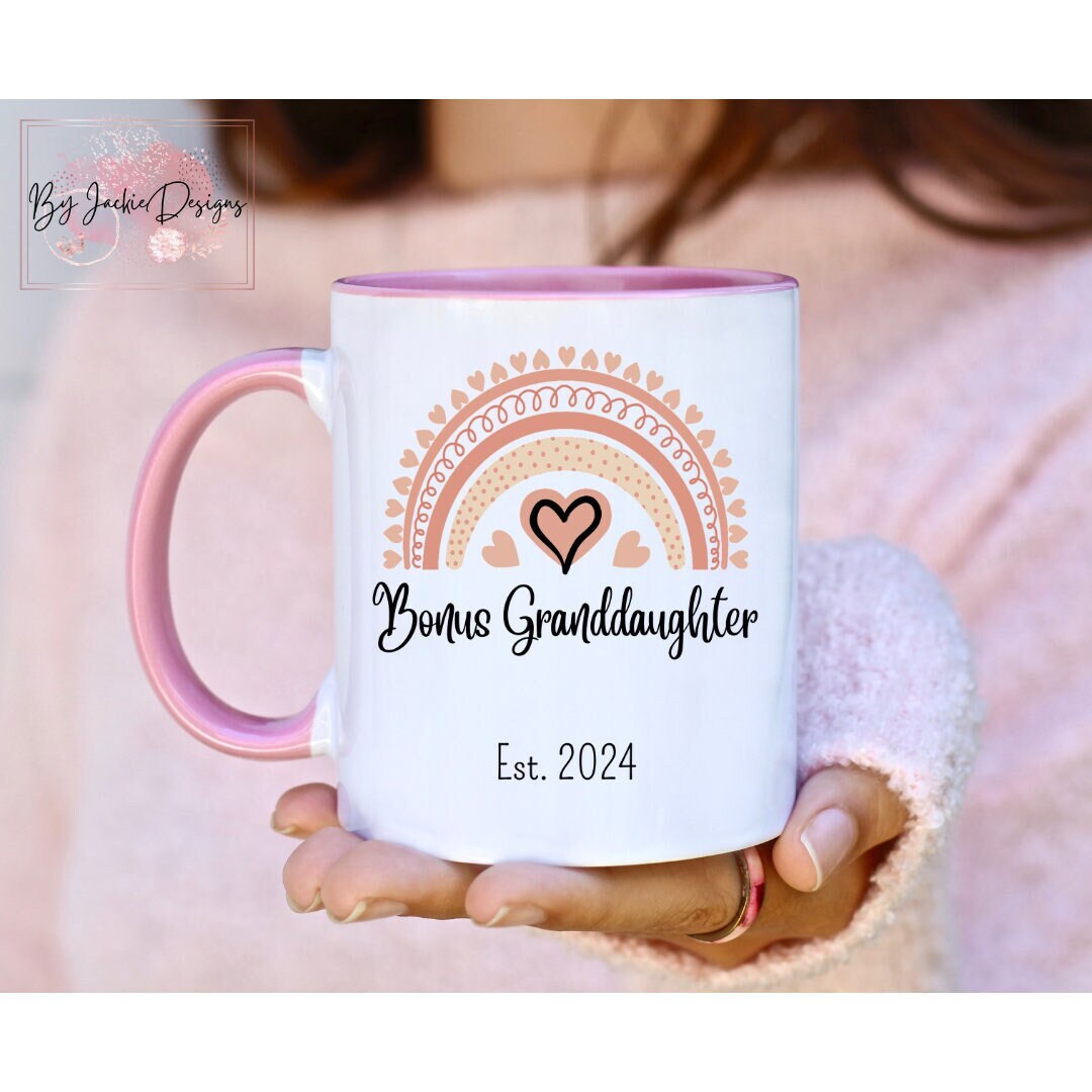Bonus Granddaughter Mug, Step Grandchild Gift, Bonus Grandkid ...