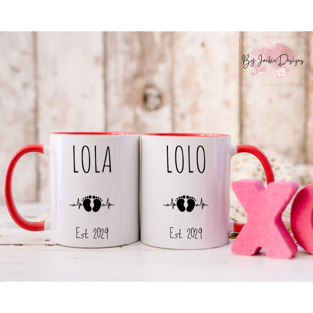 Lola Lolo Mug Set, Lola Mug, Lola Gift, Lolo Mug, Lola Grandma, Lola ...