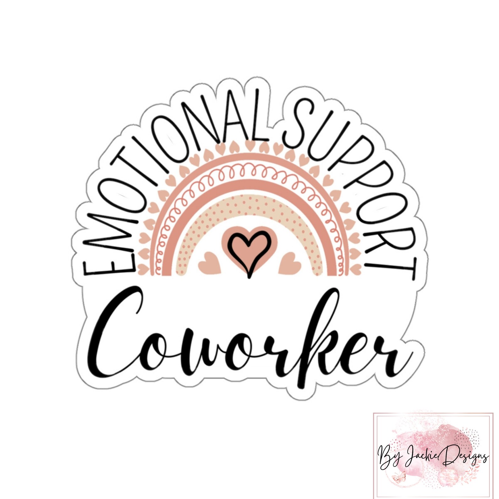 Emotional Support Coworker Sticker Work Bestie Gift Coworker - Etsy