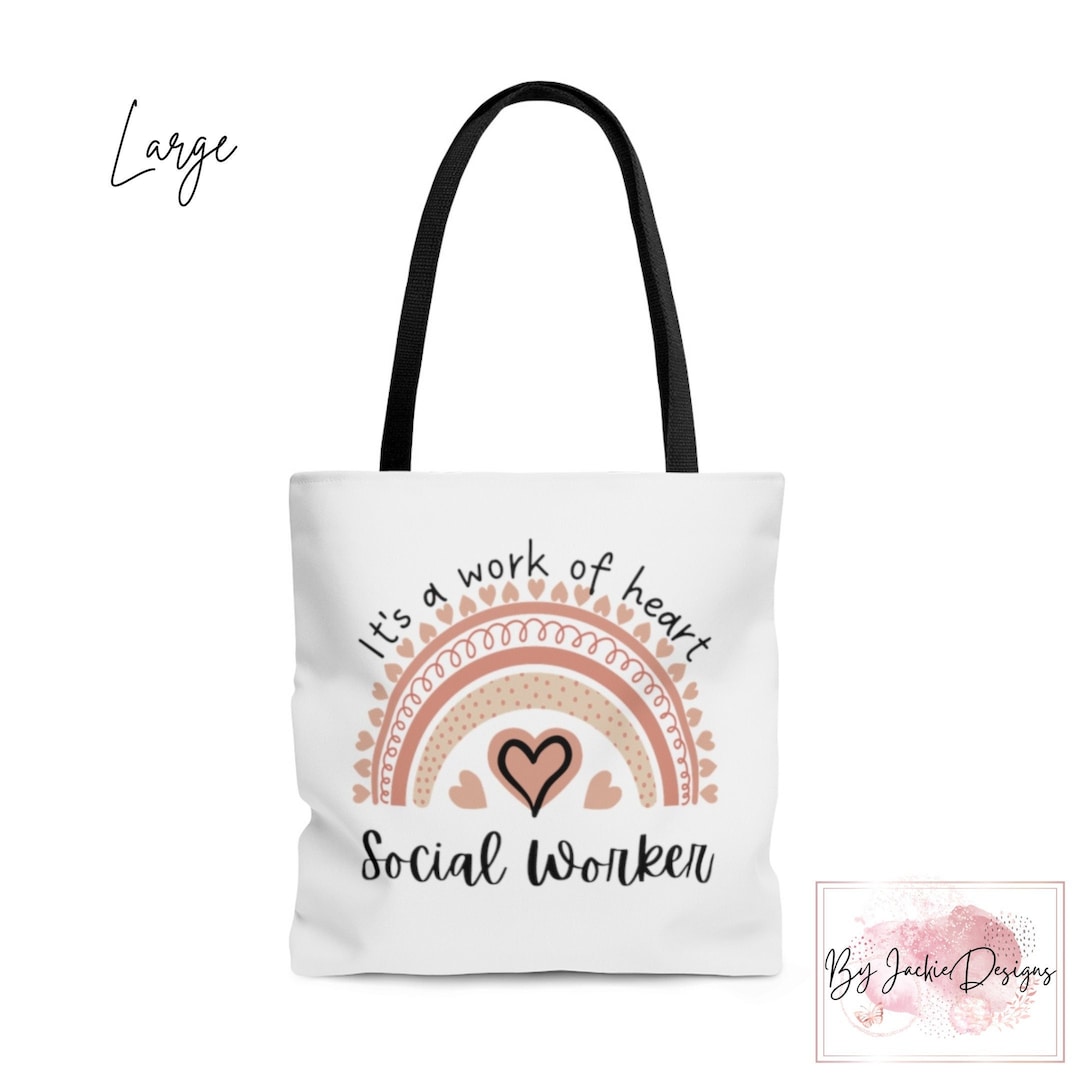 Social Work Tote Bag Social Worker Gift, Gift for Social Work, School ...