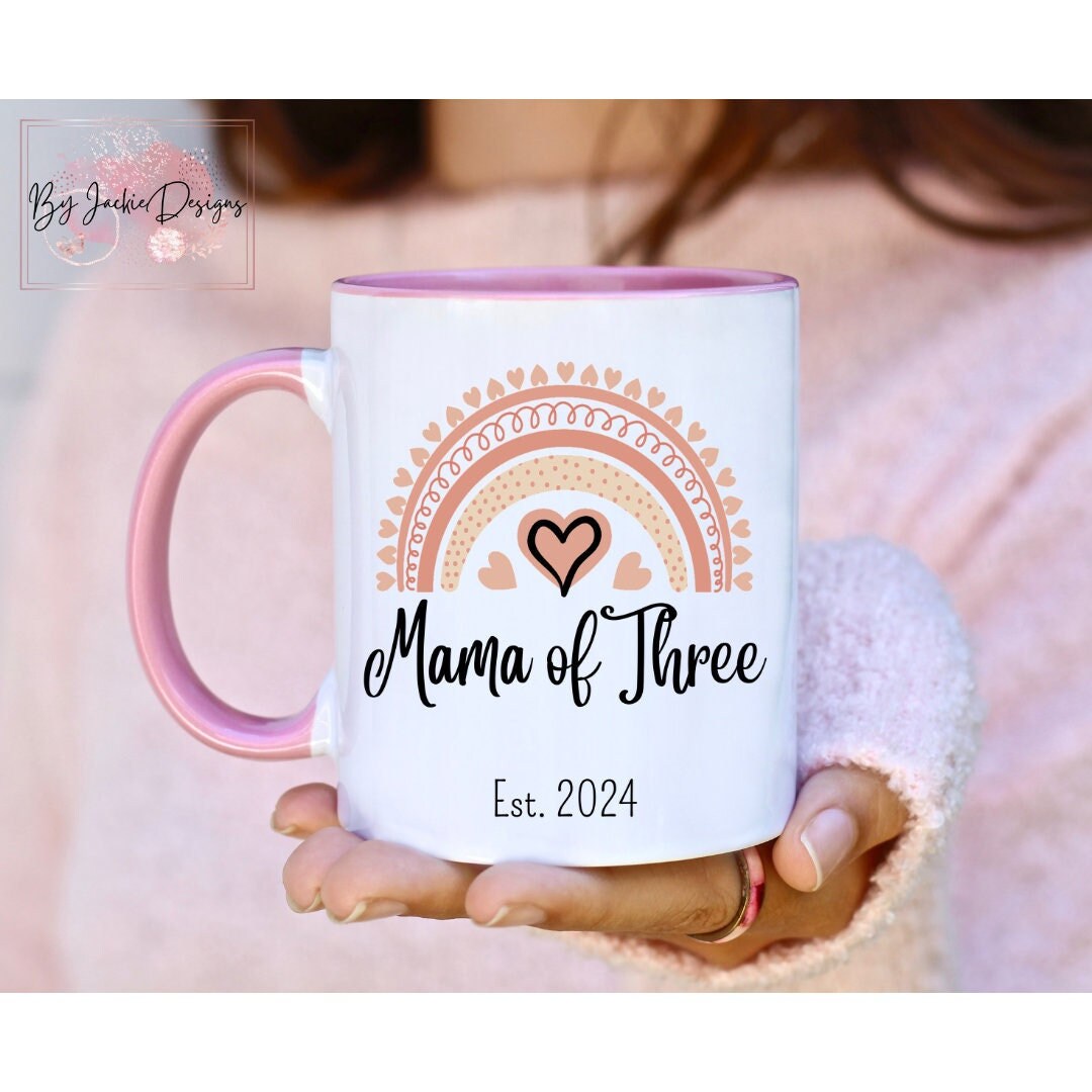 Mama of Three Mug, Mom of Three, Mama of 3, Mom of 3, Three Children ...