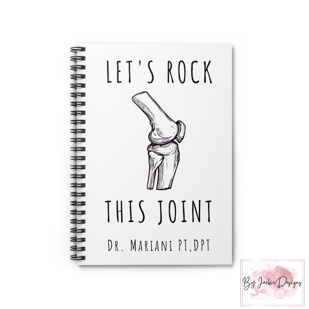 Lets Rock This Joint Gift, Graduation Notebook, DPT Grad ...