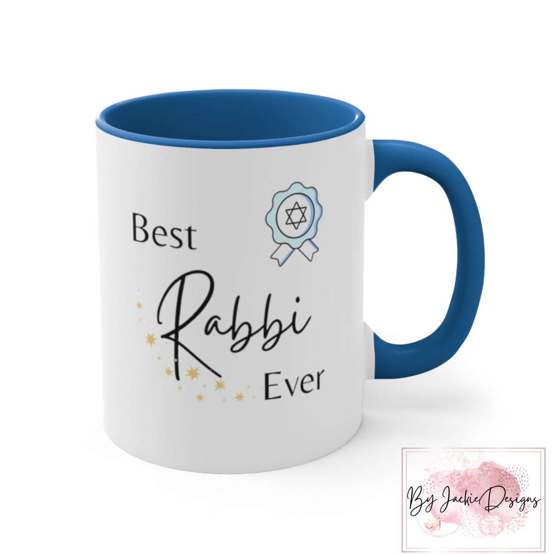 Rabbi Mug, Jewish Gift, Best Rabbi Ever Mug, Hebrew, Yiddish, Birthday ...