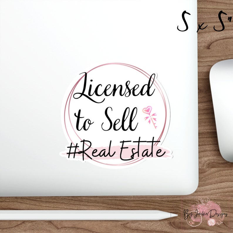 Licensed to Sell Real Estate Stickers, Realtor Sticker, Real Estate ...