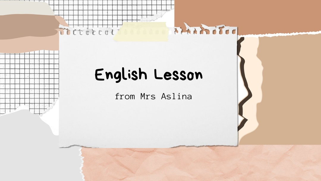 CLASS PRESENTATION TEMPLATE - Etsy