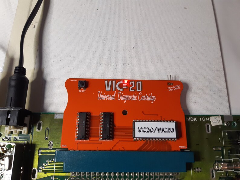 Commodore VIC 20 Diagnostic Harness Complete Cartridge Gold Plated (NEW ...