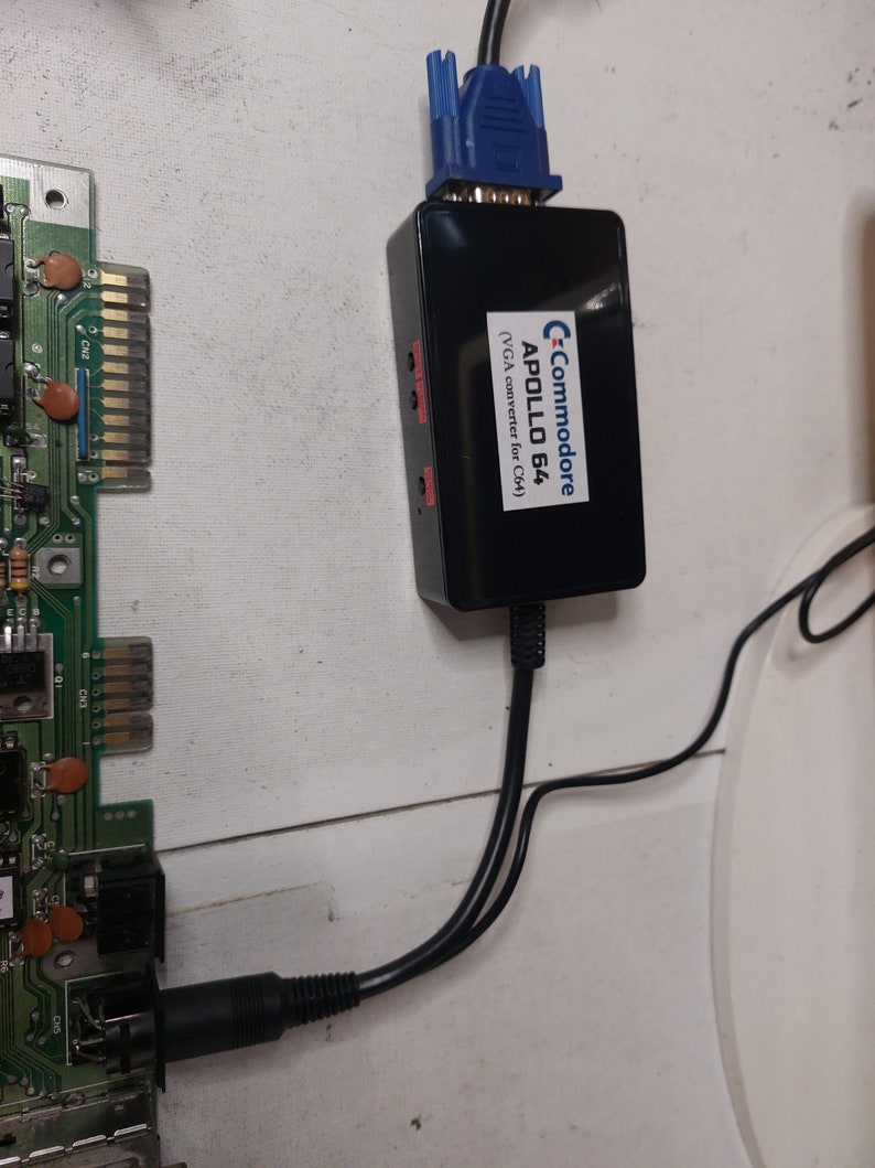 Commodore 64 C64 SX64 C64C C16 C116 C128 Upscaler Scandoubler VGA ...