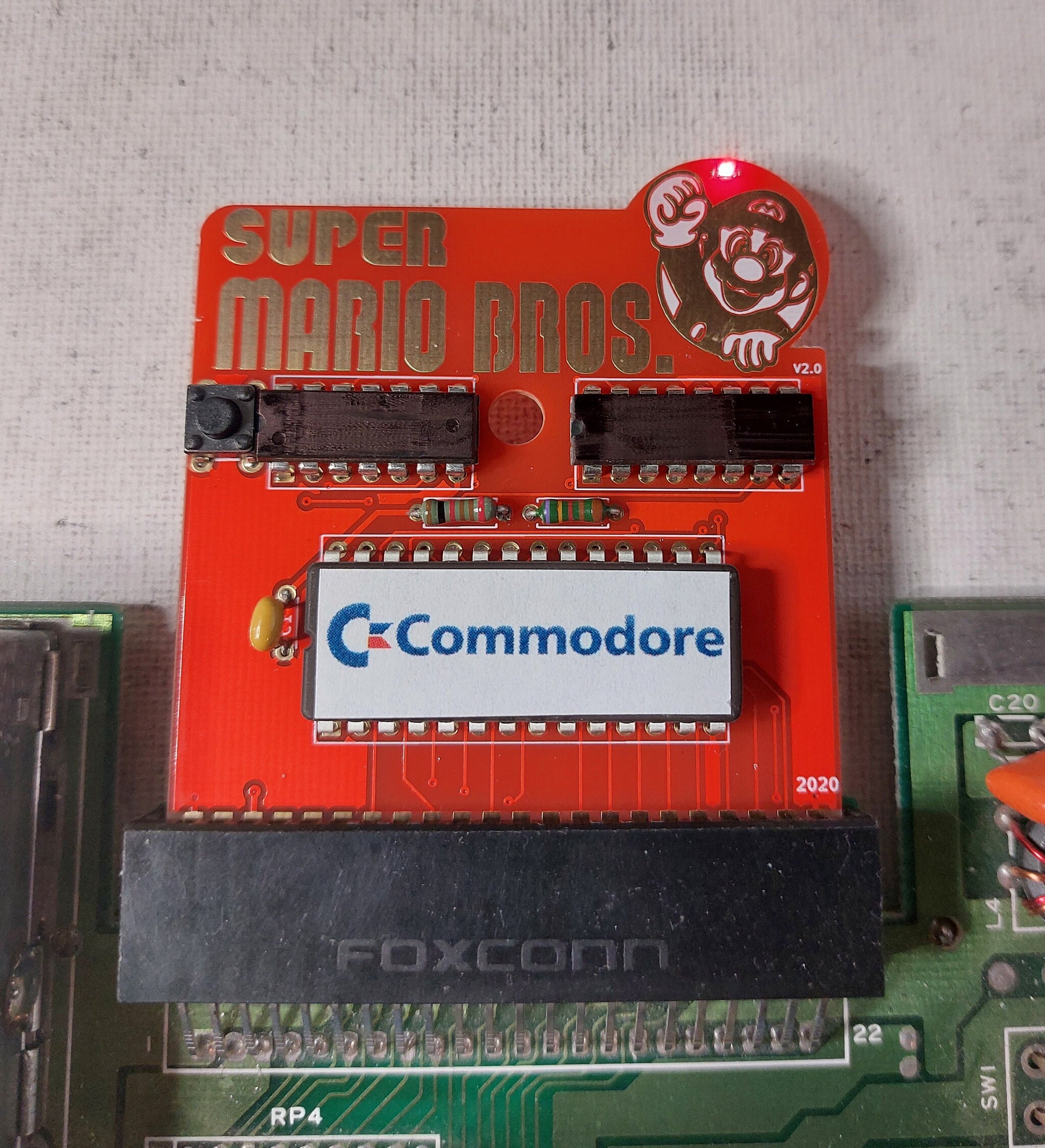 Commodore 64 Mario Pla 906114-01 SID C64 C128 - Cartridge GOLD (NEW) - Etsy