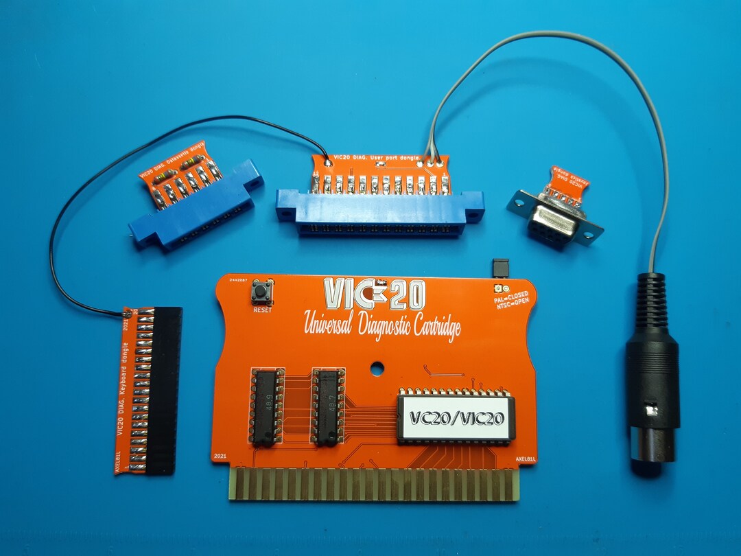 Commodore VIC 20 Diagnostic Harness Complete Cartridge Gold Plated (NEW ...