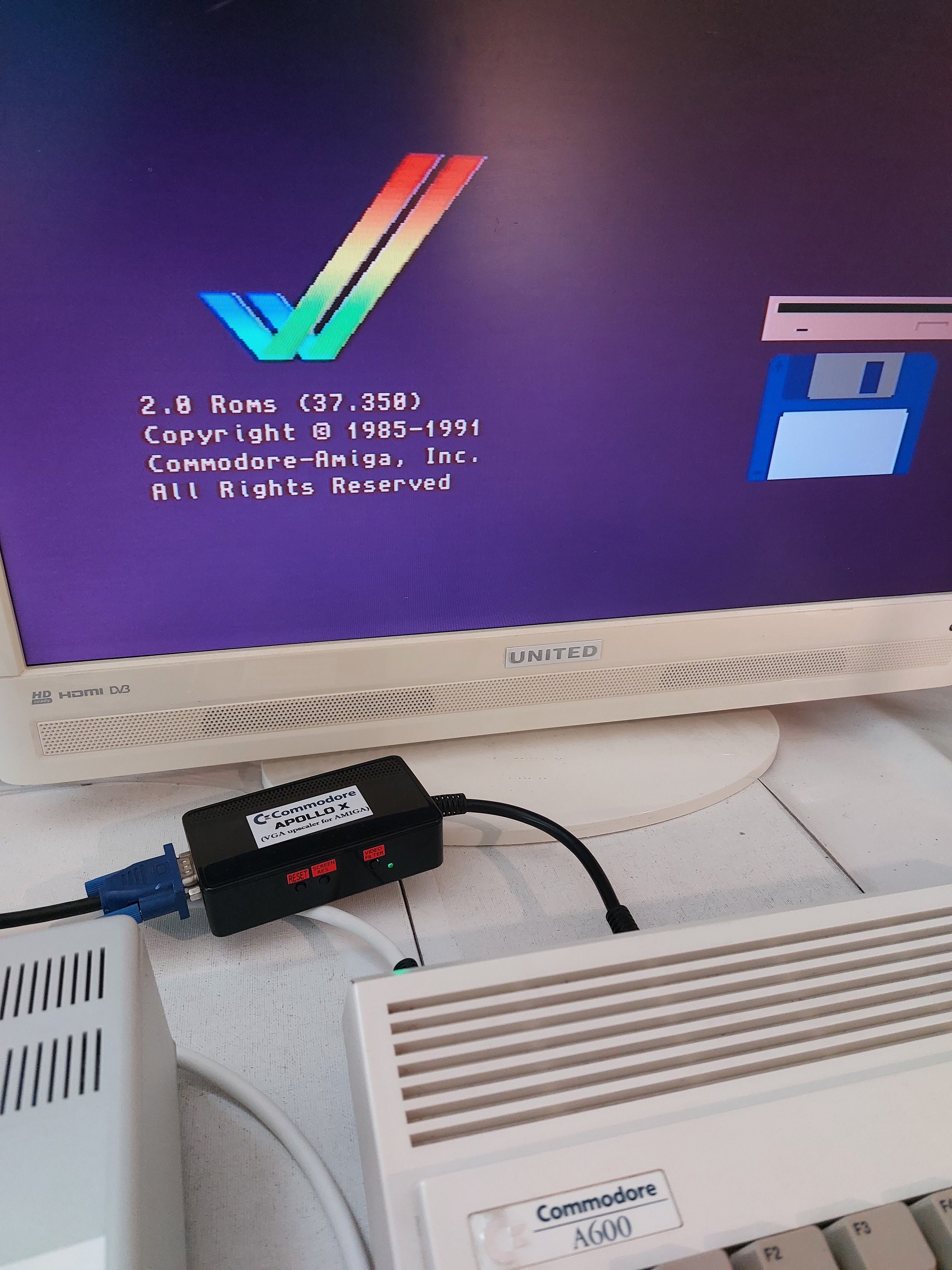 Commodore Amiga Upscaler Scandoubler Flickerfix VGA Video Converter ...