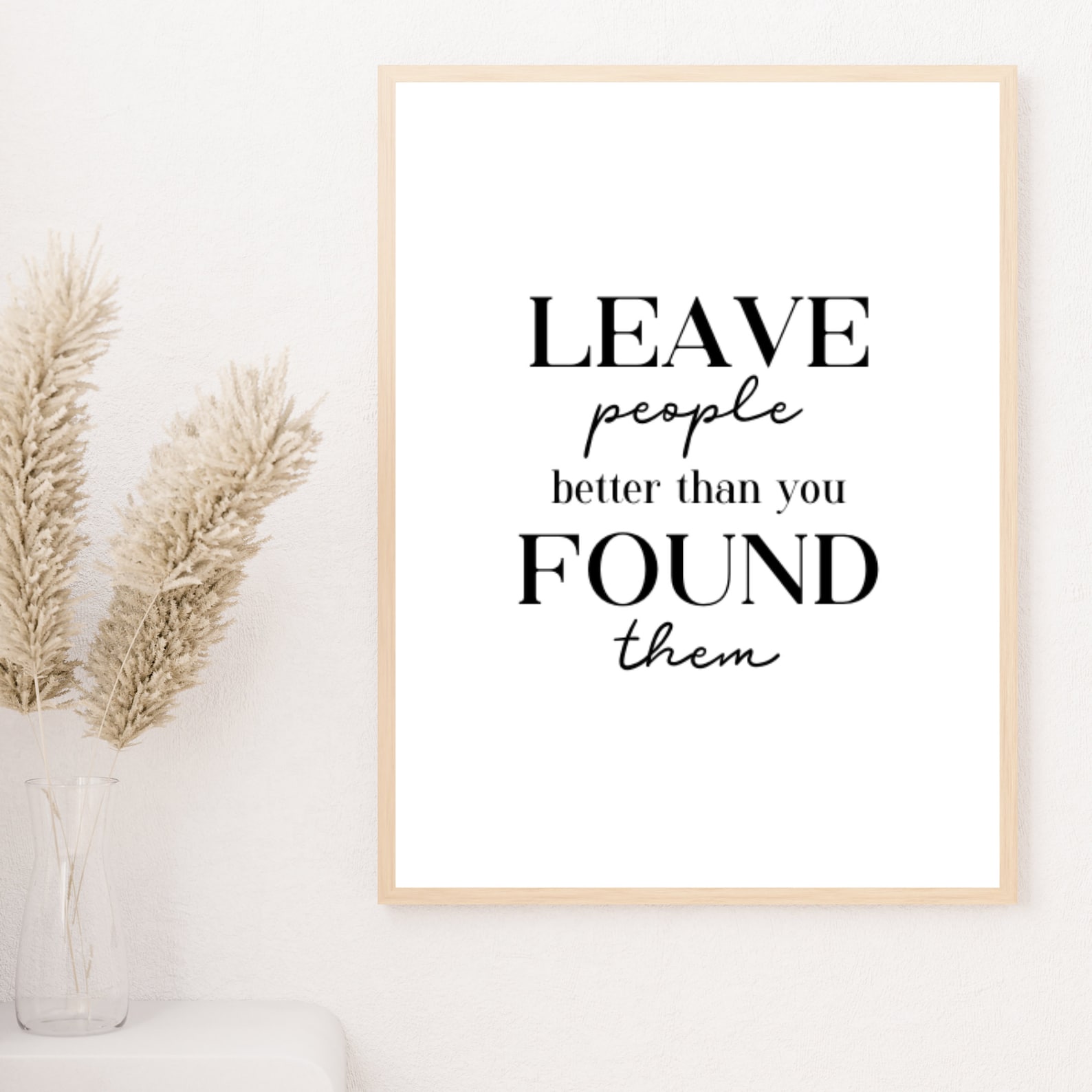 Leave People Better Than You Found Them Minimalist Instant - Etsy