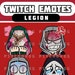 Legion Emote Set 1 | Twitch | Discord | Streaming | Horror | DBD Frank ...