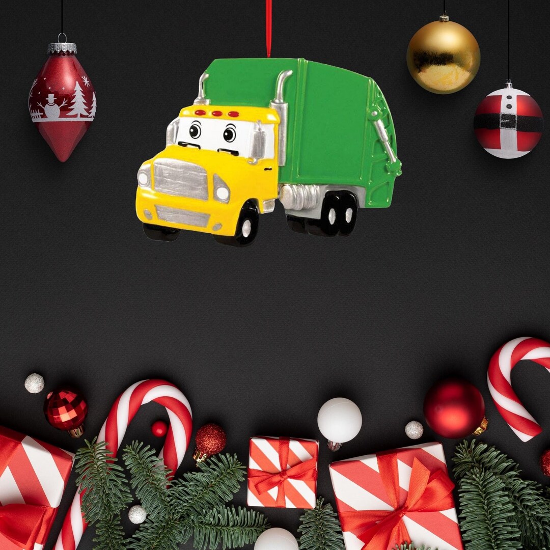 2023 Personalized Garbage Truck Christmas Tree Ornament Trash - Etsy