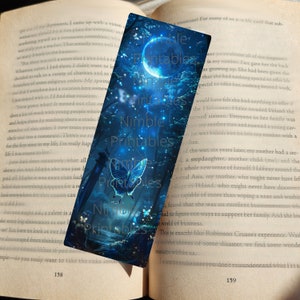 Printable Bookmarks Bundle Celestial Luna Moth, Digital Downloads ...