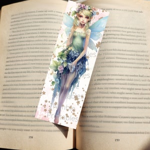 Fantasy Fairy Printable Bookmarks Bundle, Digital Downloads, Watercolor ...