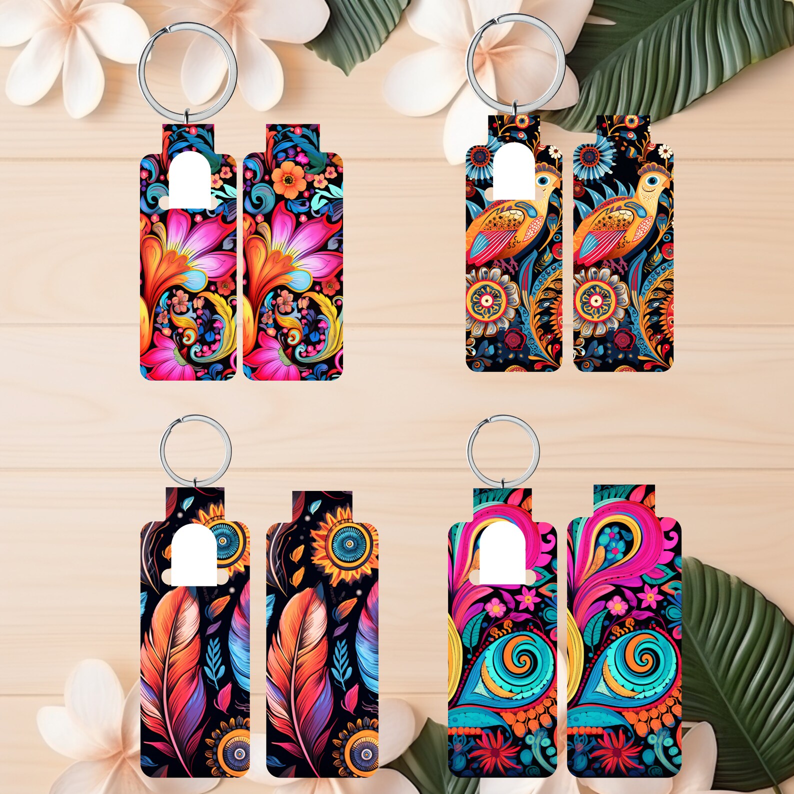 Boho Hippie Skinny Lip Balm Sublimation Bundle Skinny Lip Balm Holder ...