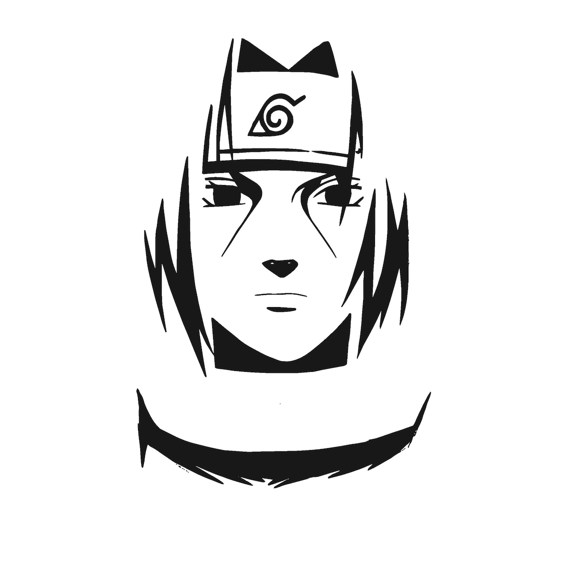 Itachi Uchiha Digital Art Download Png Svg | Etsy Canada