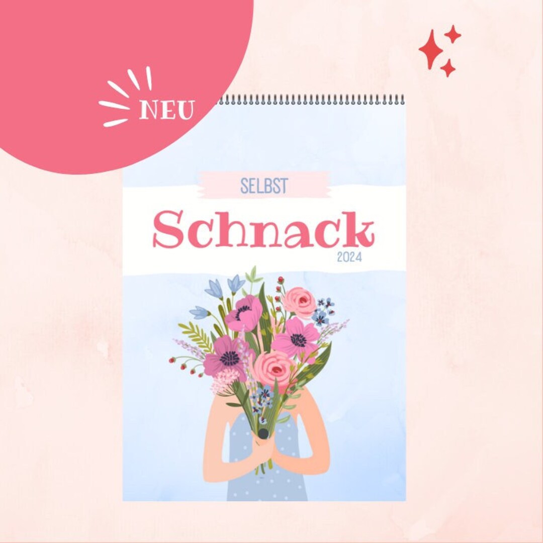 Self-schnack 2024 the Unique Reflection Calendar Just for - Etsy