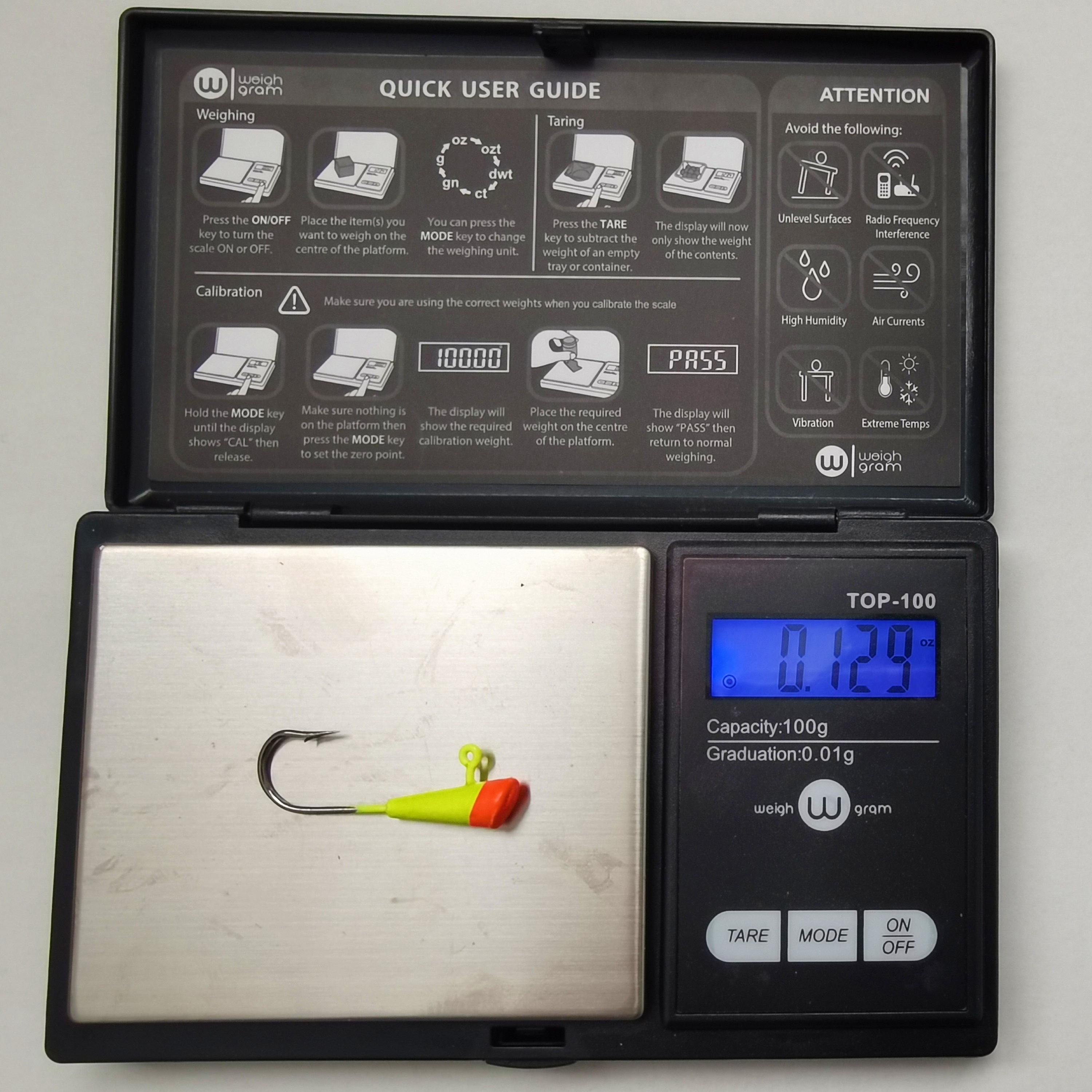 50 NEW Painted Shad Darts - 2 Weight, 3 Color Available, Shad Jighead ...
