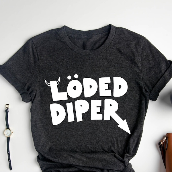 Diaper Shirt Loaded Löded Rodrick - Etsy