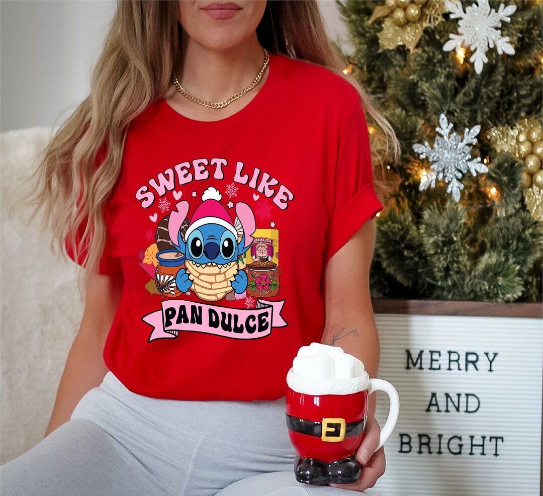 Sweet Like Pan Dulce Stitch Shirt,stitch Christmas Shirt,stitch ...