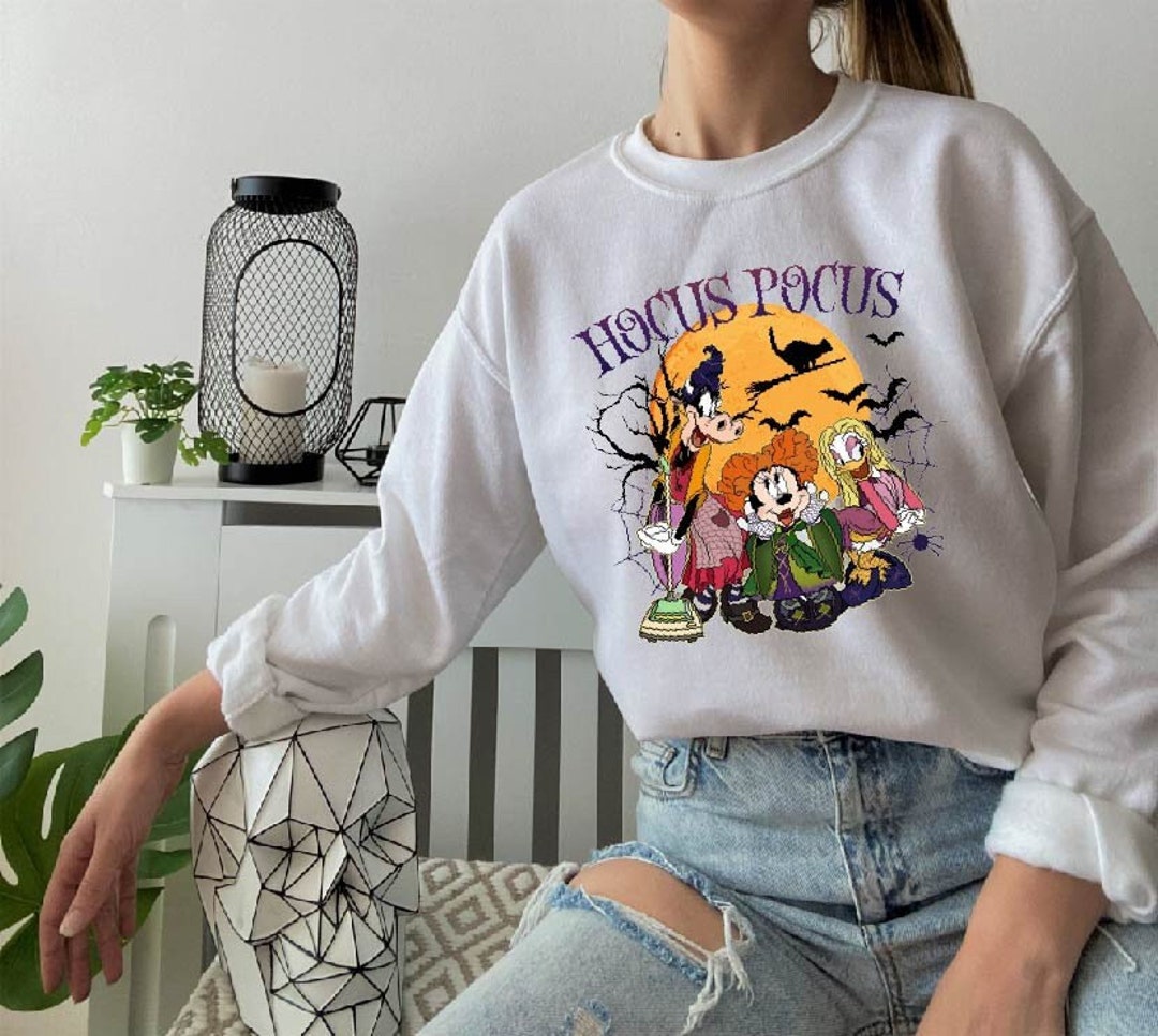 Hocus Pocus Mickey Sweatshirt,disney Girls Trip,disney 2023,hocus Pocus ...