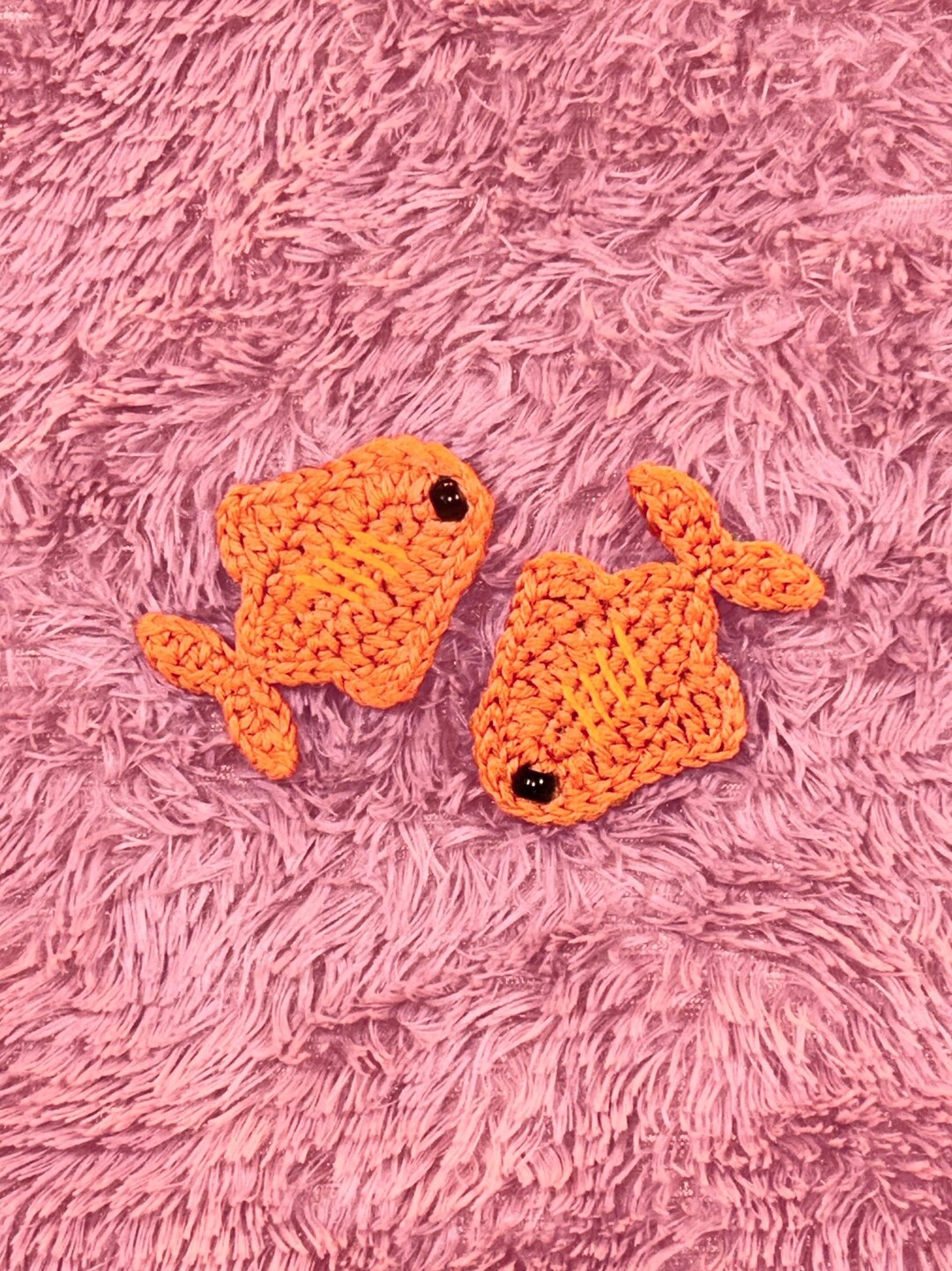 Goldfishies - Handmade Crochet Funky Hair Clips :P - Etsy