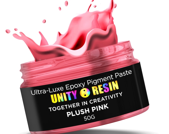 Ultra- Luxe' Epoxy Pigment Paste-plush PINK, Resin Art, Pink Mica ...