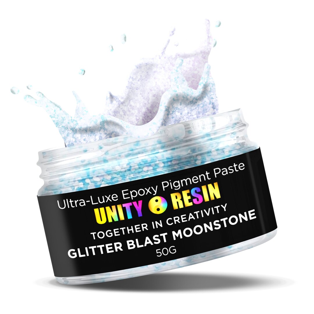 Ultra Luxe' Epoxy Pigment Paste-glitterblast MOONSTONE Resin Art, Resin ...