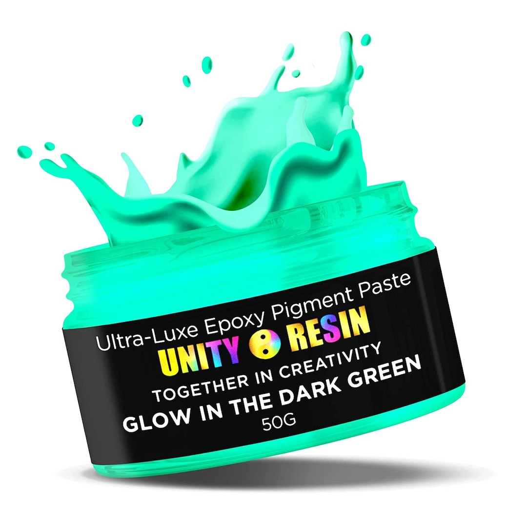 Ultra- Luxe' Epoxy Pigment Paste-glow in the DARK GREEN Resin Art ...