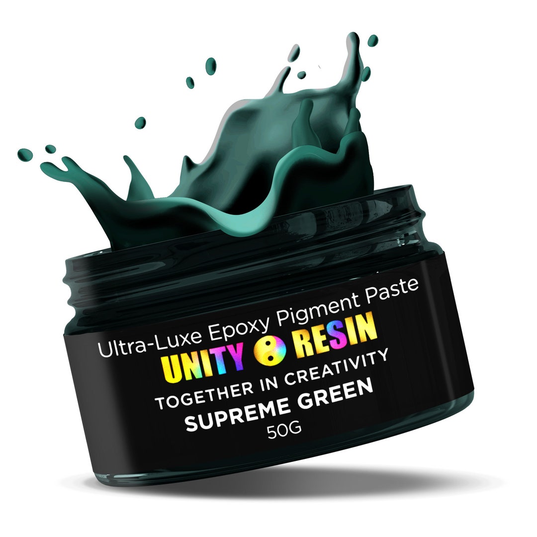 Ultra- Luxe' Epoxy Pigment Paste-supreme GREEN, Resin Craft, Resin Art ...