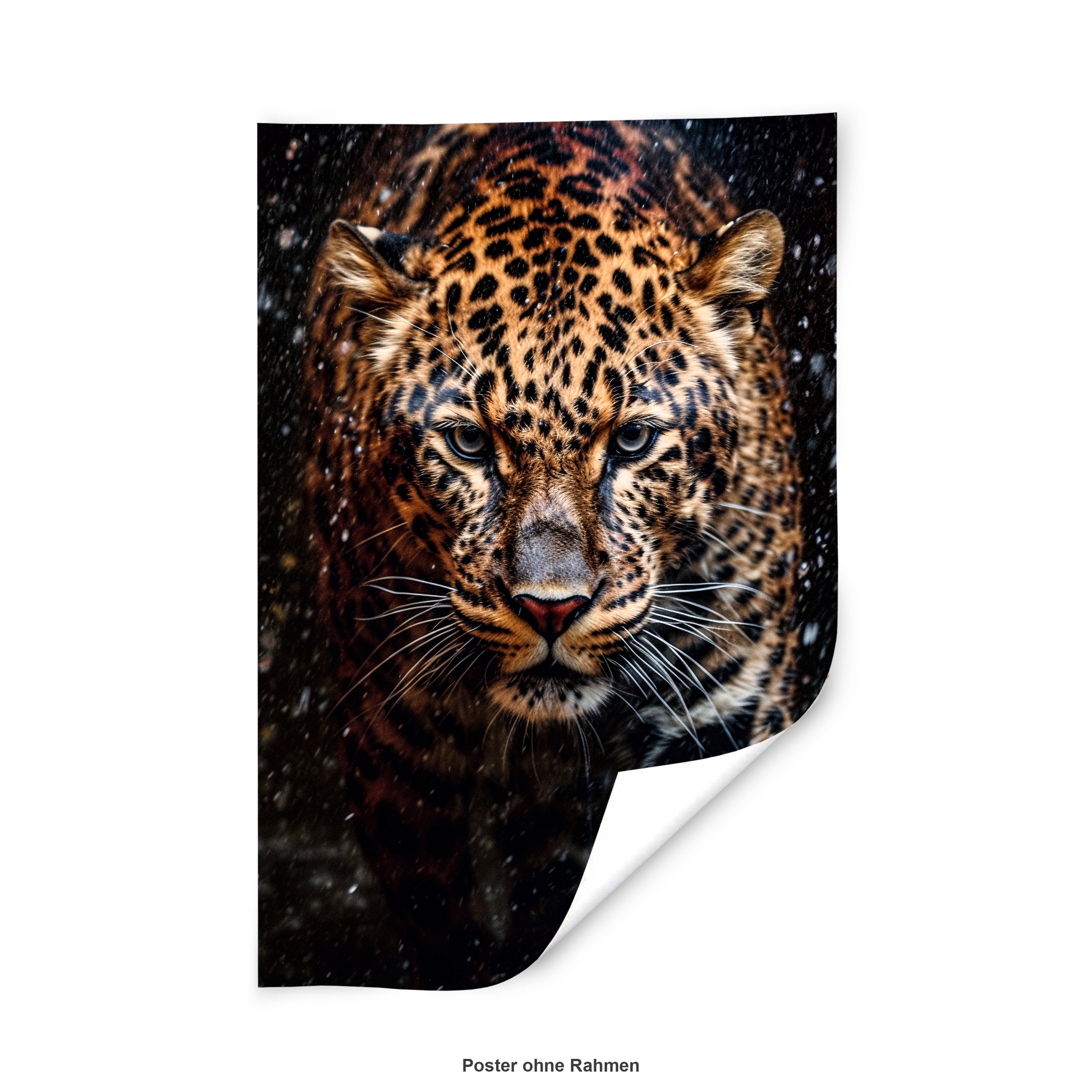 Wandbild Jaguar Portrait Animal Tier Leinwand, acrylique aluminium ...