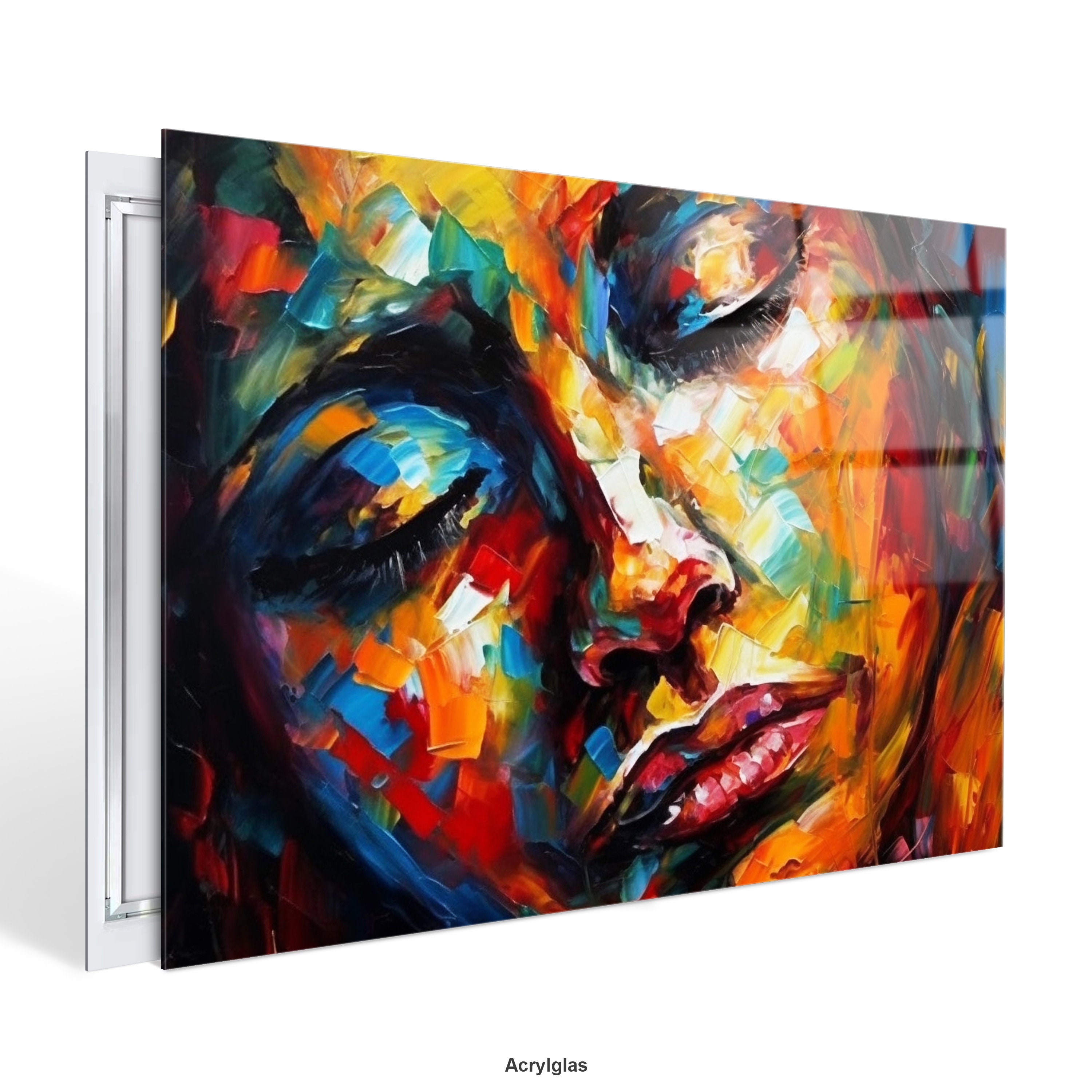 Fashion Art Ink Painted woman Luxury Mode Leinwand , Acrylglas ...