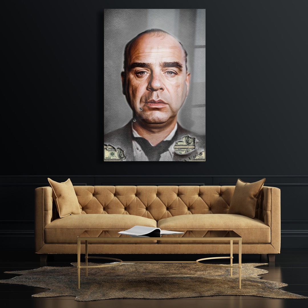 Wandbild Mafia , Al Capone Gangster , Money Poster , Canvas Wall Art ...