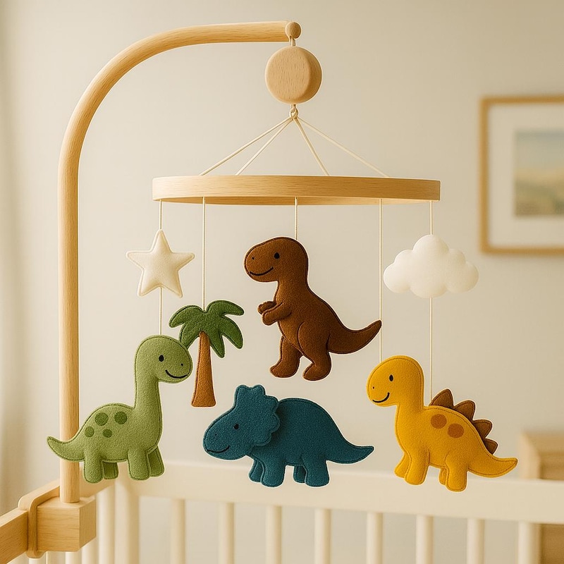 Dinosaur Baby Mobile - Etsy