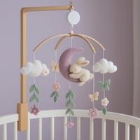 Woodland Mobile Crochet Pattern PDF, Green Forest Nursery Hanging Toys ...