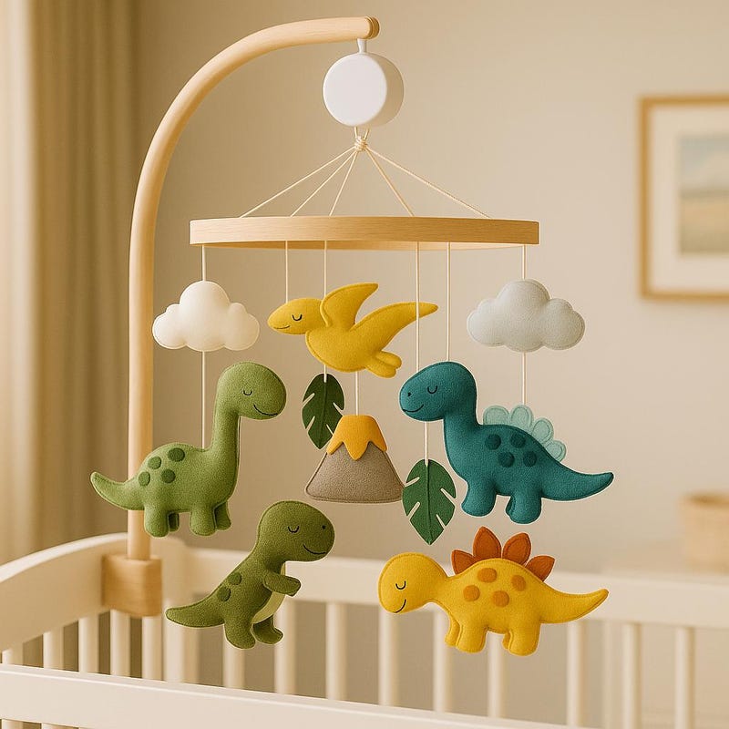 Dinosaur Baby Mobile - Etsy